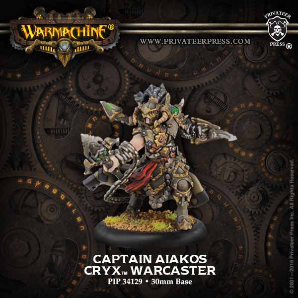 Captian Aiakos Cryx Warcaster - WarGameStore
