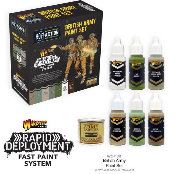 Bolt Action British Paint Set - WarGameStore