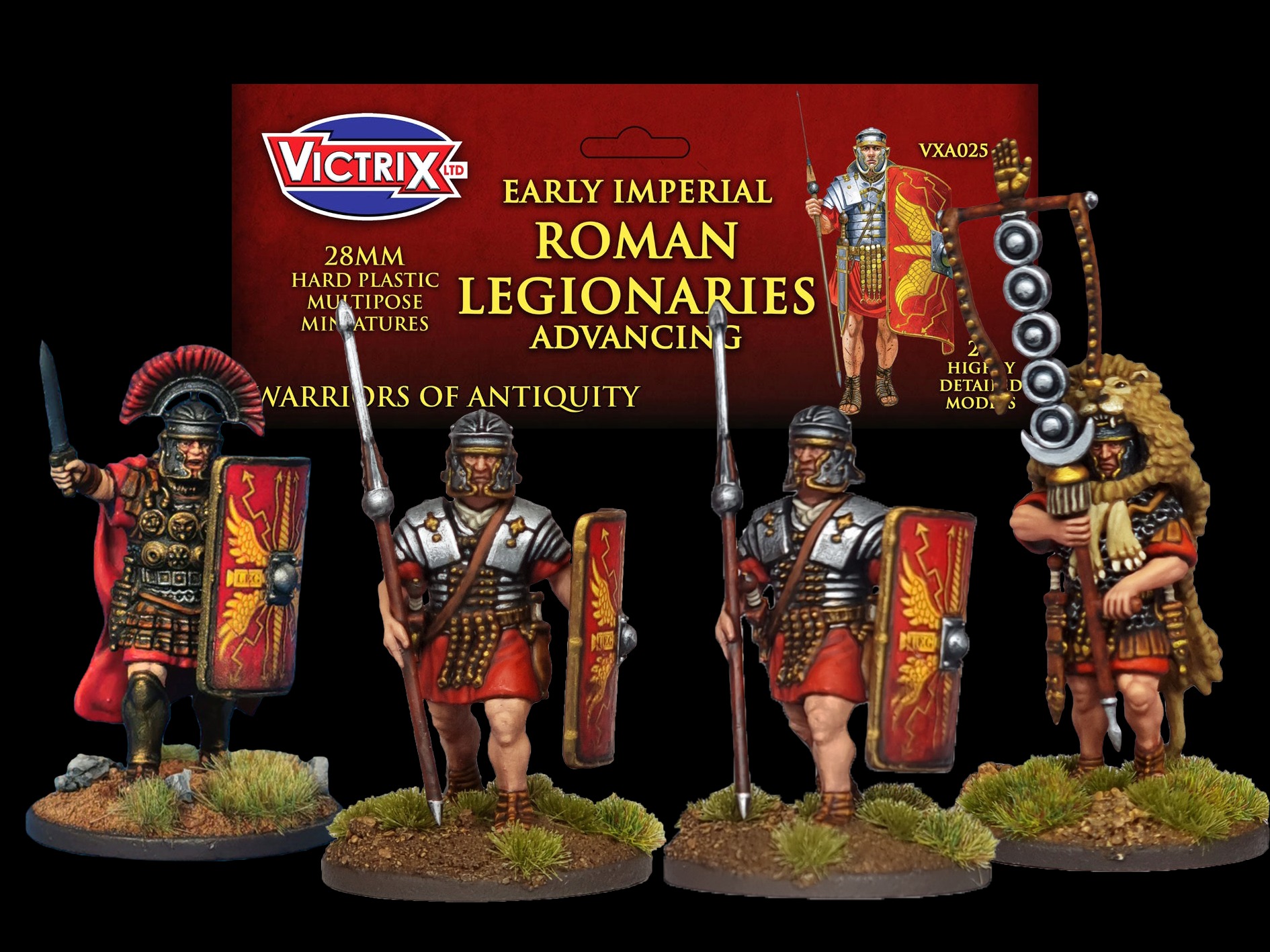 Imperial Roman Legionaries Advancing Victrix - WarGameStore