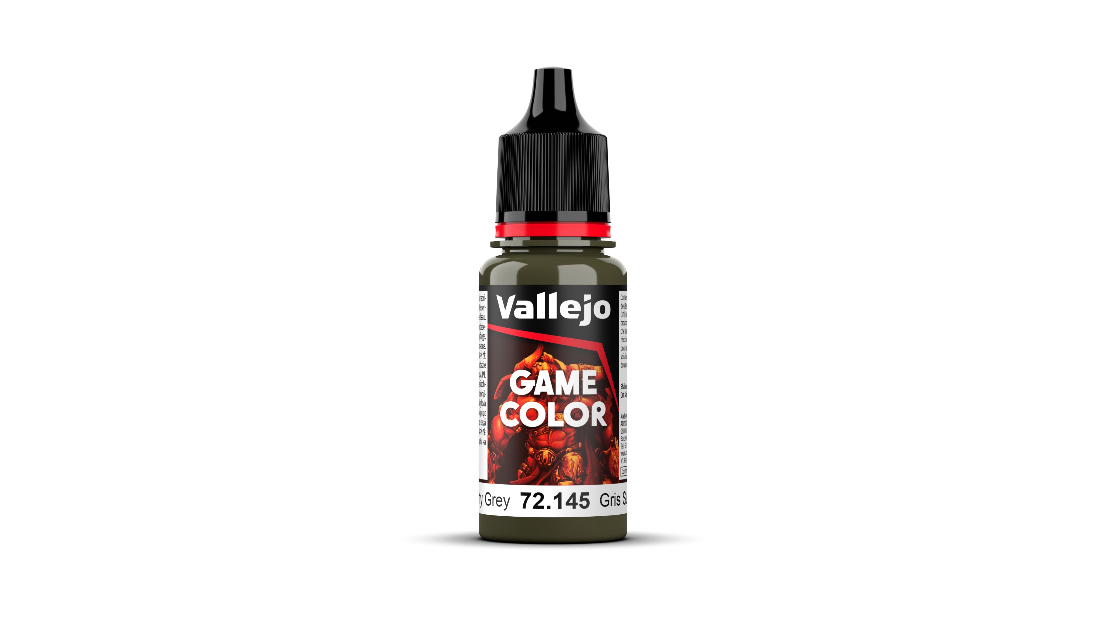 AV Vallejo Game Color 18ml - Extra Opaque - Heavy Grey - WarGameStore