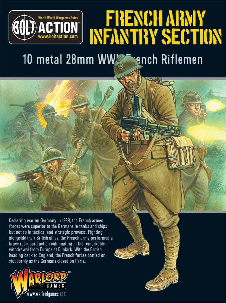 French Army Infantry Squad - WarGameStore