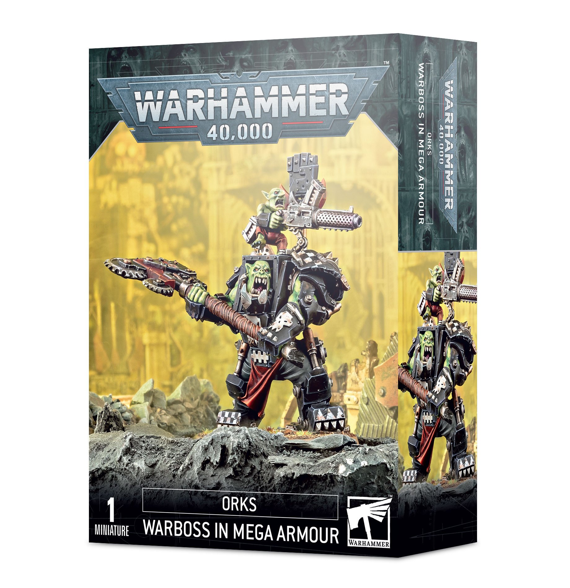 Ork Warboss In Mega Armour - WarGameStore