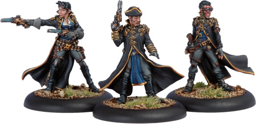 Warmachine Cygnar Black 13th Gun Mage Strike Team - WarGameStore
